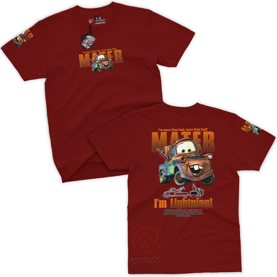 Cars Mater V2 I AM Lightning T-Shirt For Boys With Cool Cars Mater ...