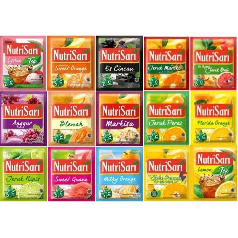 Nutrisari All Variant 1 Plan contains 10 | Shopee Philippines