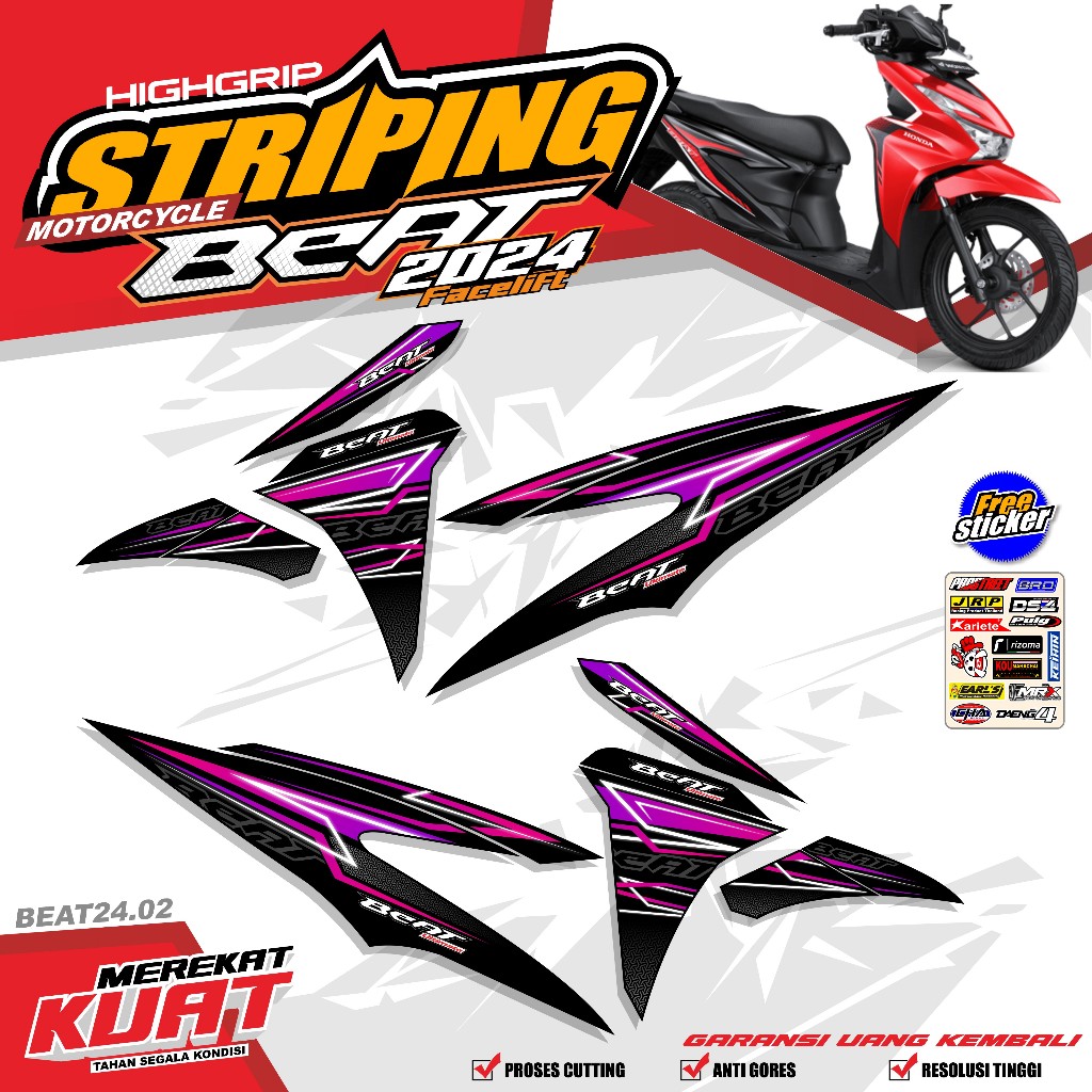 New 2024 Facelift Beat Striping Beat Sticker The Newest Transparent ...