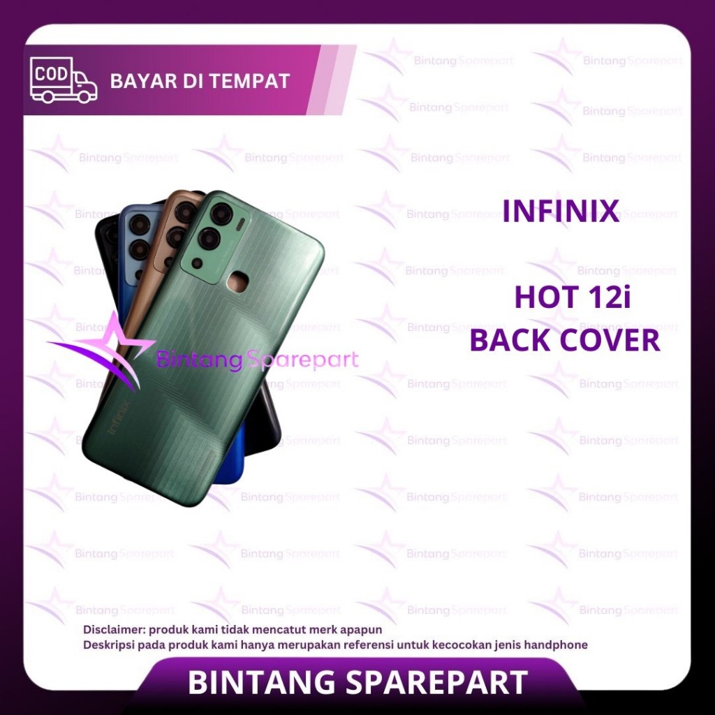 Back COVER INFINIX HOT 12i | Shopee Philippines