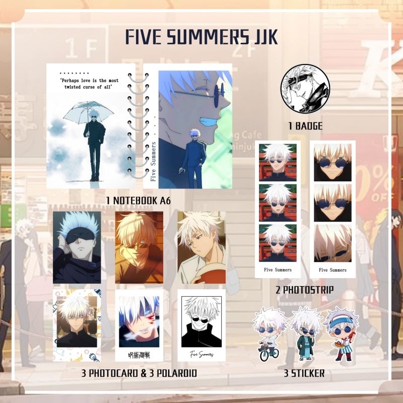 Anime KIT JUJUTSU KAISEN SATORU GOJO SUGURU GETO | Anime HAMPERS ...