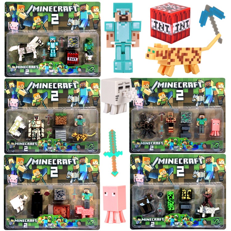 Special edition minecraft series 2 figures | Shopee Philippines