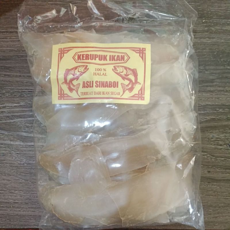 White sinaboi fish crackers 250gram / Original sinaboi bagan fish ...