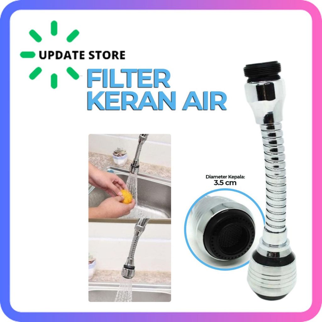 Flexible Aeration Tap Extension Aerator Water Tap Filter - QP | Shopee ...