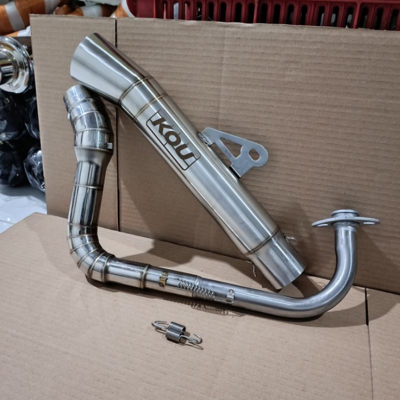 Kou super open Canister pipe mio i 125 Click 125i Nmax Fino carb mio ...