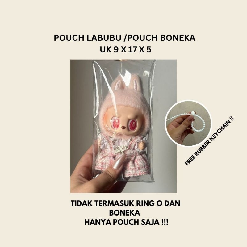 GANTUNGAN Labubu POUCH LABUBU POUCH LABUBU PLASTIC DOLL PLACE/MICA ...