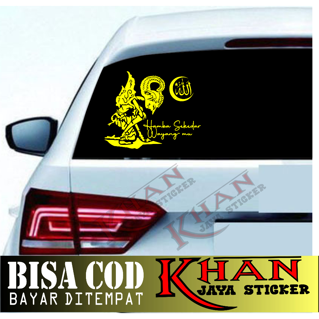 Cutting stickers, viral stickers, servant, just your wayang, car ...