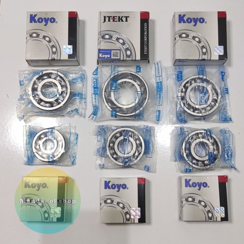 Bearing gearbox Ratio set nmax aerox 155 lexi original koyo japan (6Pcs) | Shopee Philippines