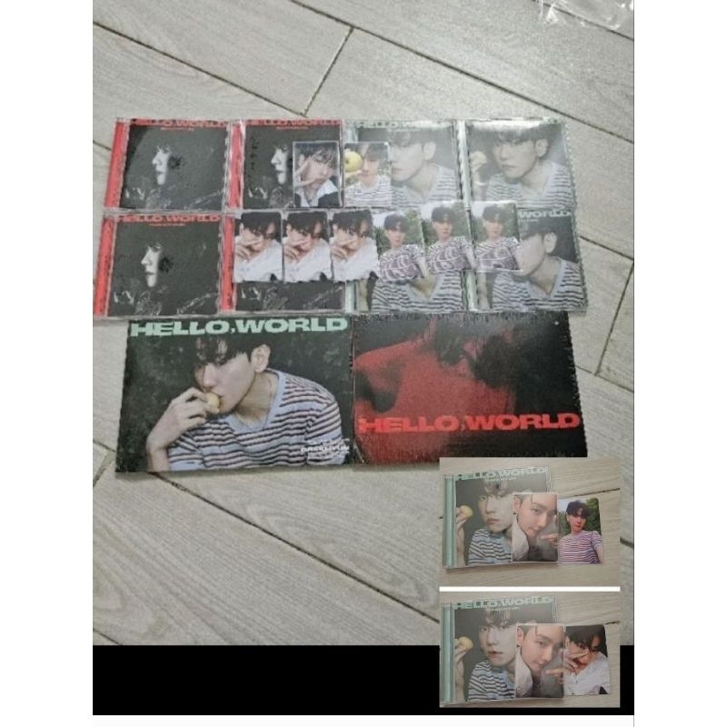 Exo baekhyun hello world photobook album pb sealed jewel usa us unsealed with/without pc and pob ...