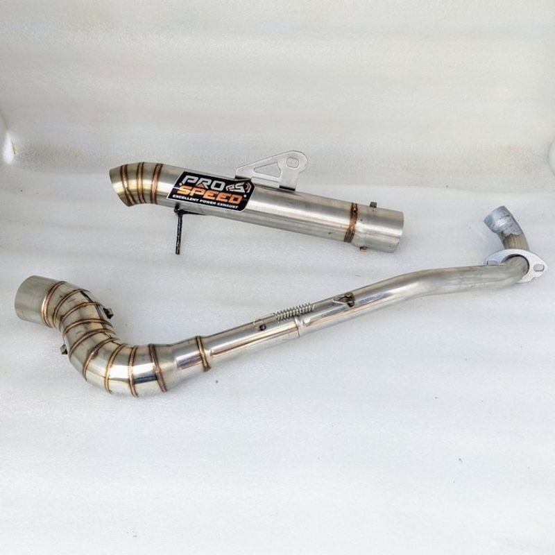RS Super OPEN! Prospeed Conical Open pipe 1set Big Elbow for wave 100 ...