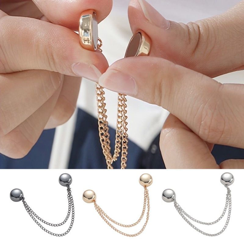 Hijab Magnetic Pin Magnetic Chain Clothing Buckle Pin | Shopee Philippines