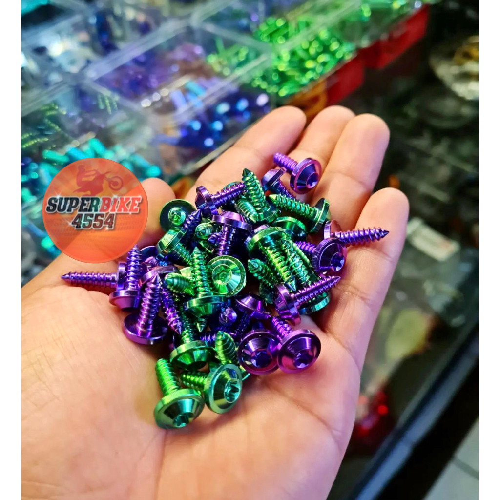 Bolt BODY BOLT TITANIUM GR5 yamaha honda beat scoopy vario PCX ADV NMAX ...