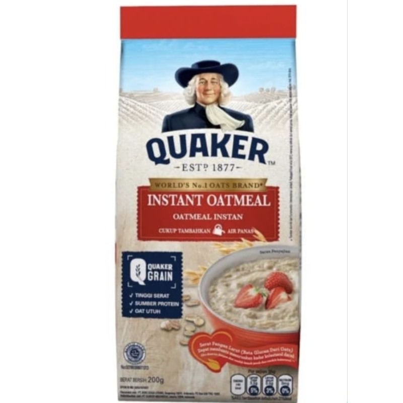 Quaker Instant Oatmeal 200 grams | Shopee Philippines