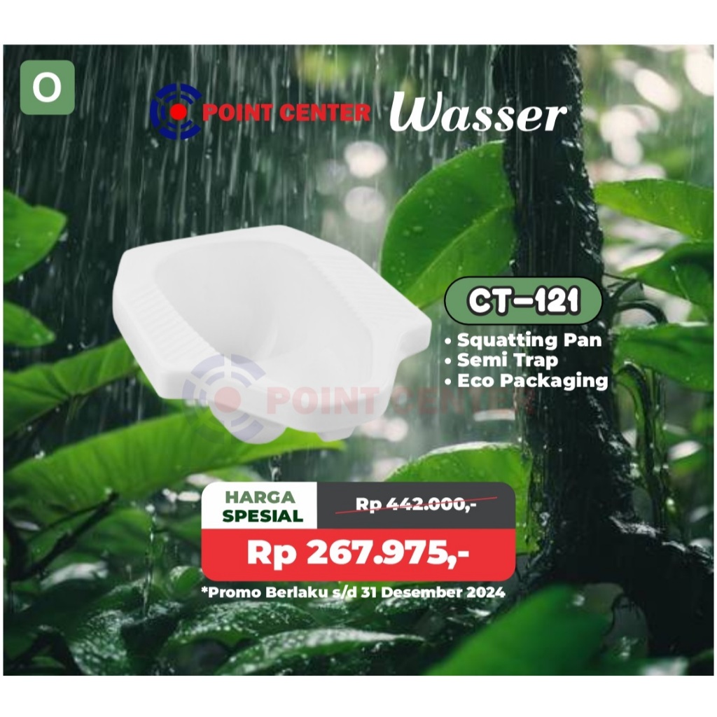 Wasser CT-121 CLOSET JONGKOK Squat | Shopee Philippines