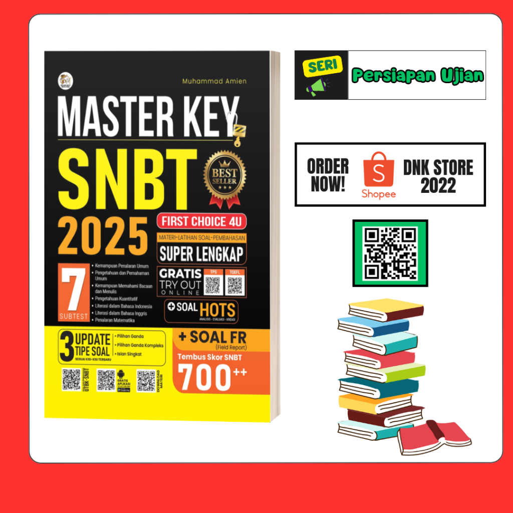 Snbt 2025 Master Key Book Complete Series Of Scholastic Literacy And Mathematics Reasoning ...