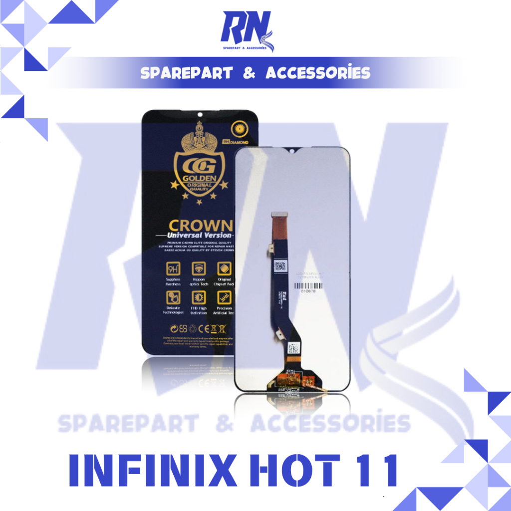 INFINIX HOT 11 X662 FULLSET TOUCHSCREEN LCD ORIGINAL HIGH QUALITY ...