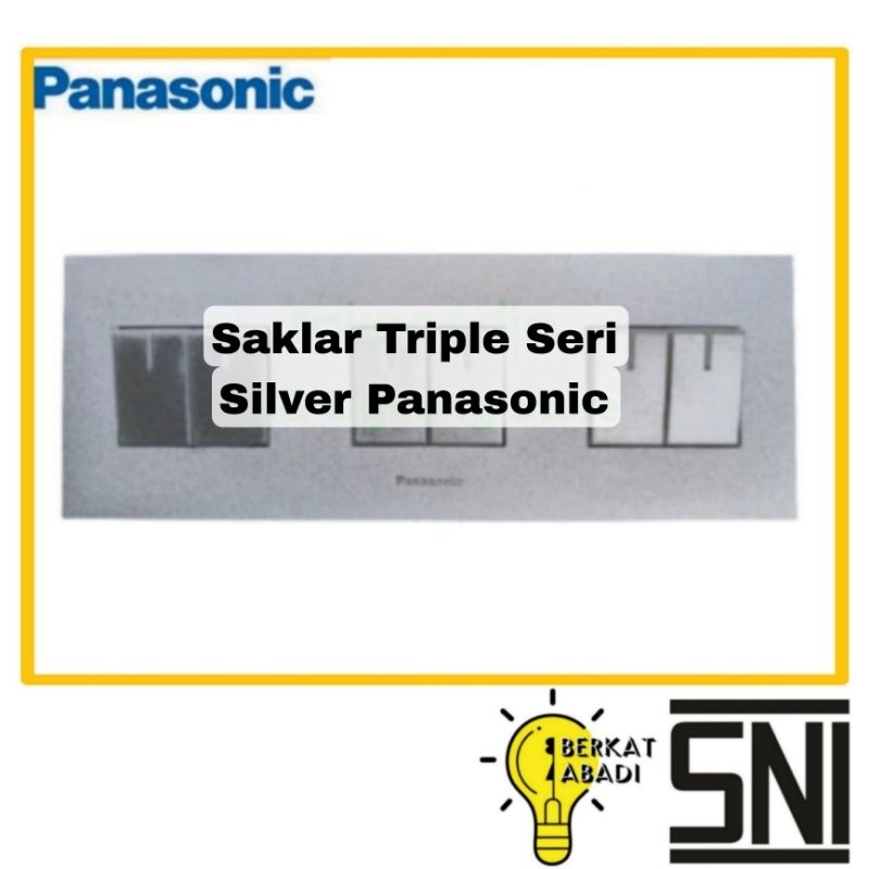 Panasonic Triple Silver Style E Series Switch | Shopee Philippines