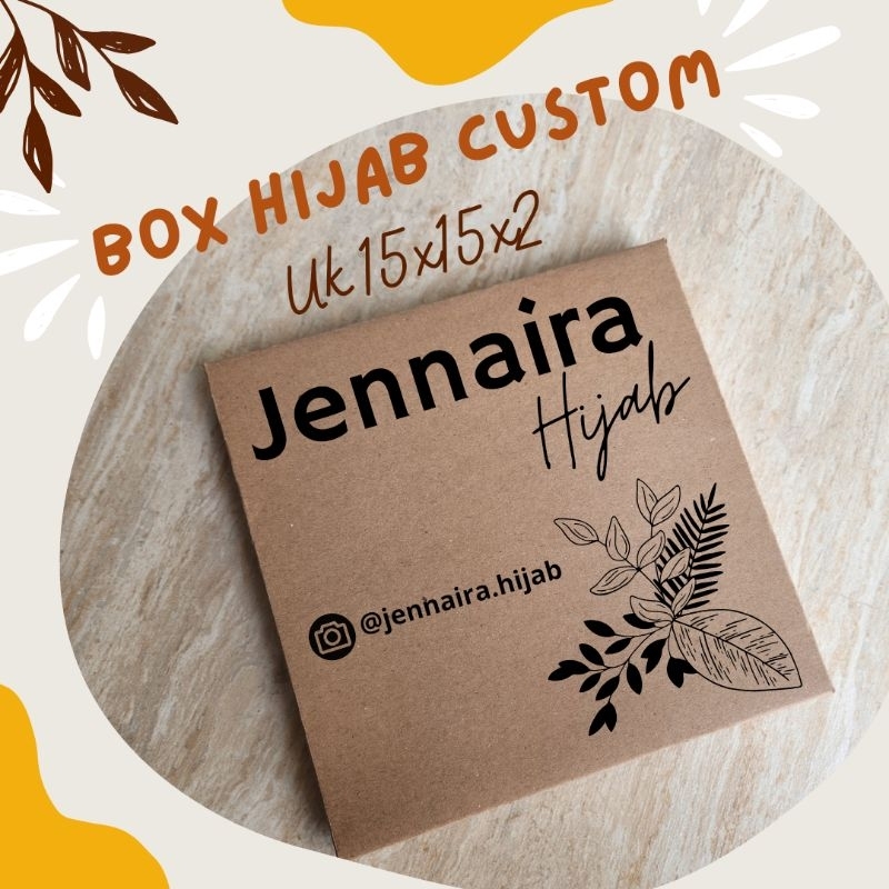 Hijab box/custom hijab box/caff hijab box | Shopee Philippines