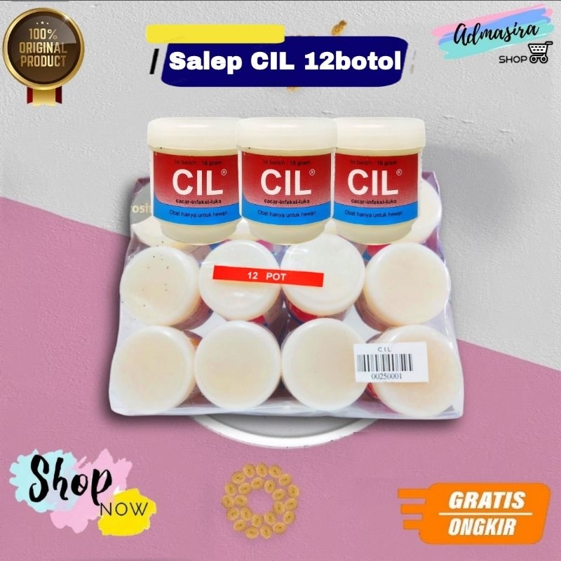 Cil Ointment 18 grams 1 pack contains 12 bottles of Topical Medicine ...