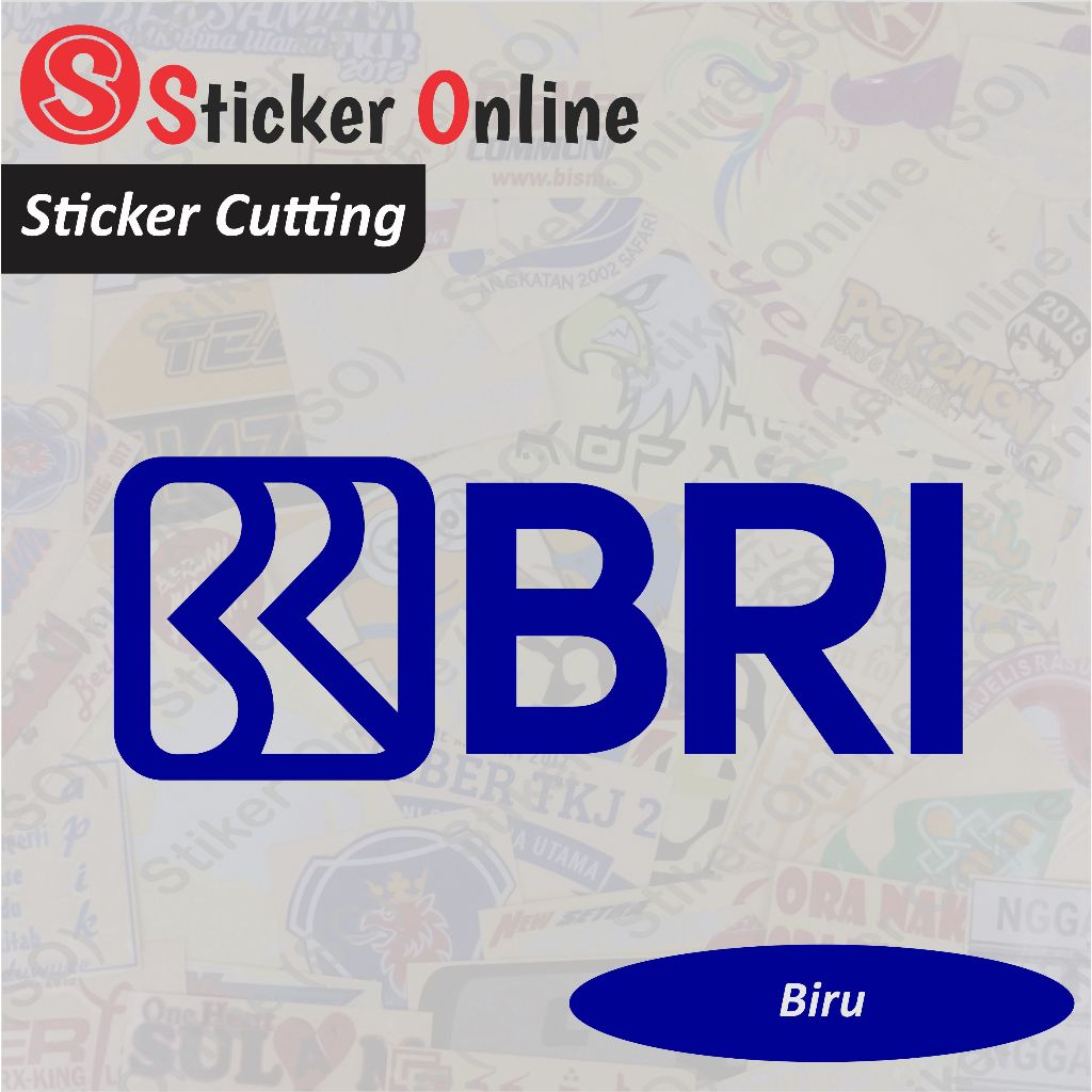 BRI Bank Rakyat Indonesia Logo Sticker | BRI Motorcycle Car Logo ...