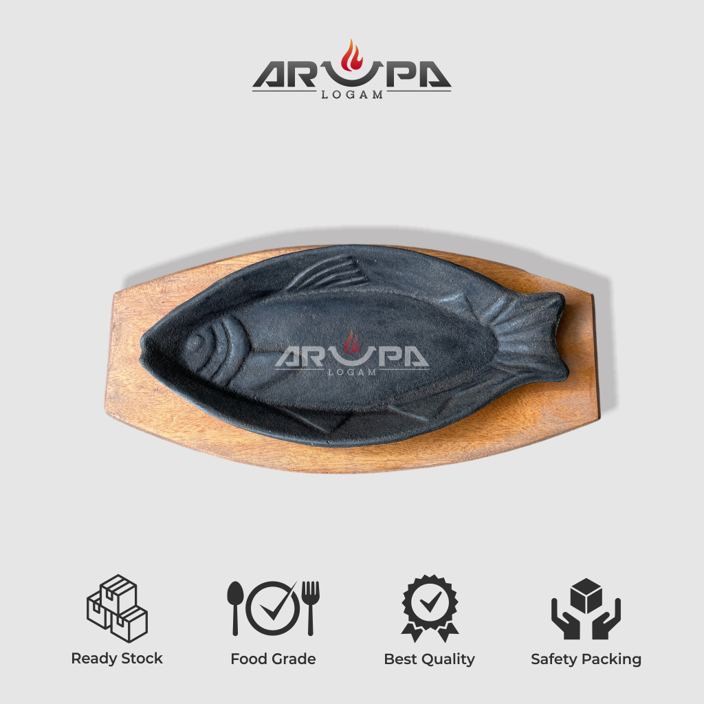 Small PREMIUM FISH HOTPLATE / CAST IRON FISH / SMALL PREMIUM FISH ...