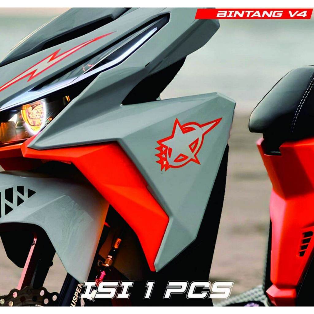 V4 Star Sticker Cutting Chrome Edition Cool Vario Freak Variation ...