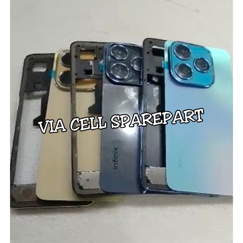 TOMBOL Back Casing Housing Casing Infinix Hot 40i Complete Backdoor ...
