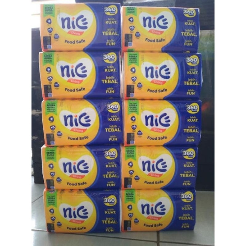 Nice Tissue 360 Sheets Pack of 10 | Clean PLUS Tissue 360 Sheet 2 Ply ...