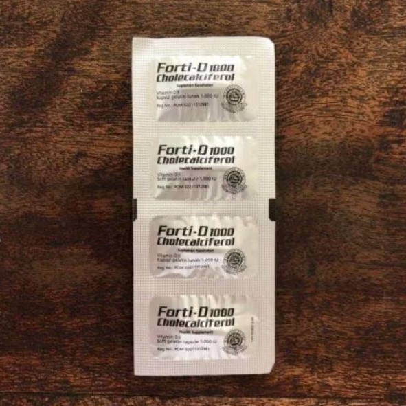 FORTI-D 1000 VITAMIN D3 STRIP 4 CAPSULES | Shopee Philippines
