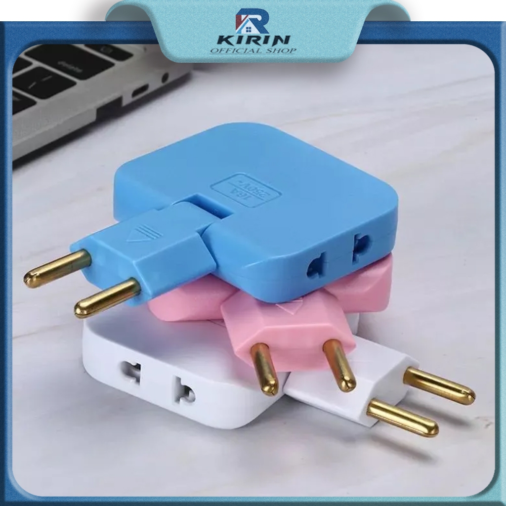3 IN 1 180 Degree Power SOCKET / Mobile Phone SOCKET Hole Additional ...