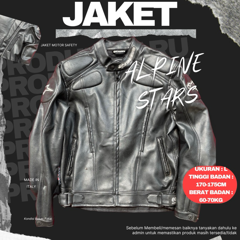 Original Alpinestars Safety Motorcycle Jacket (L) | Shopee Philippines