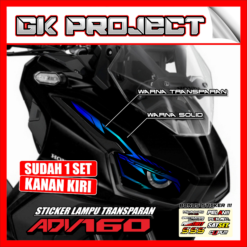 New ADV 160 Light Sticker | Honda ADV 160 Motorcycle Eyebrow Lamp ...