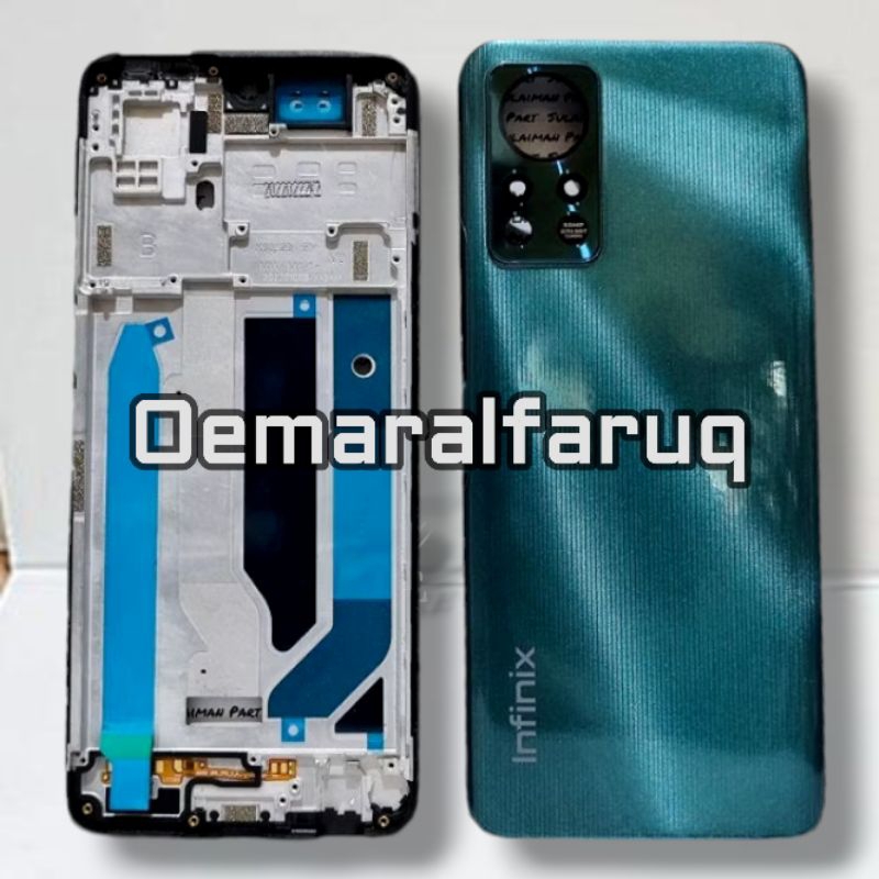 Infinix Hot 11S NFC X6812 Fullset LCD Frame Housing Casing - Backdoor ...