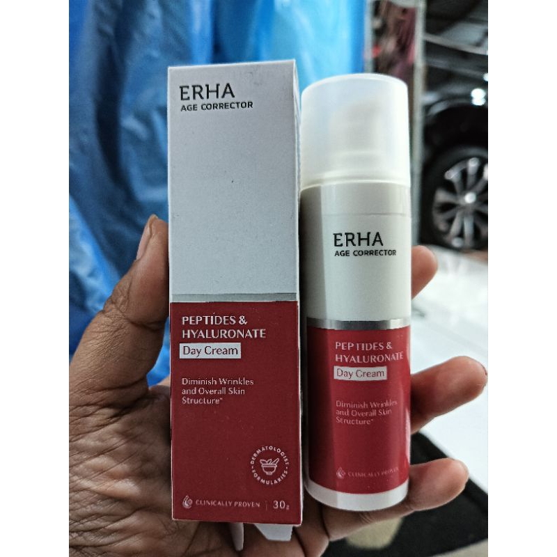 Erha Age Corrector Peptides & Hyaluronate Day Cream 30gr | Shopee ...
