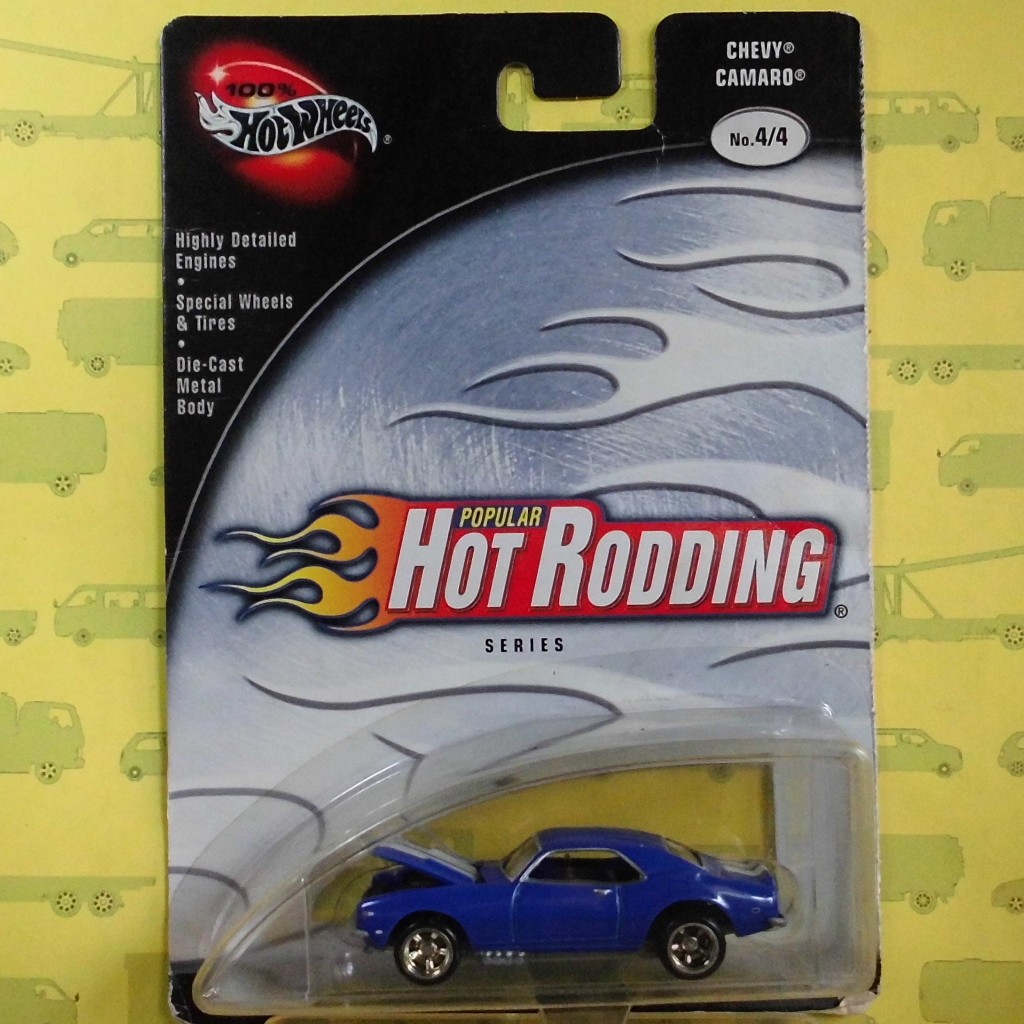 Hot Wheels 2002 Hot Rodding Chevy Camaro Blue | Shopee Philippines
