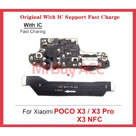 Ui Board Flexible Package + Flexible Cas Main Board Xiaomi Poco X3 X3 ...