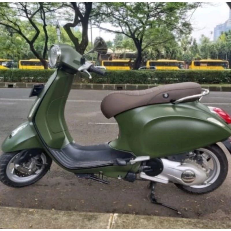 Custom Leather Seat Cover for Vespa Matic Lx Gts Primavera S Sprint ...