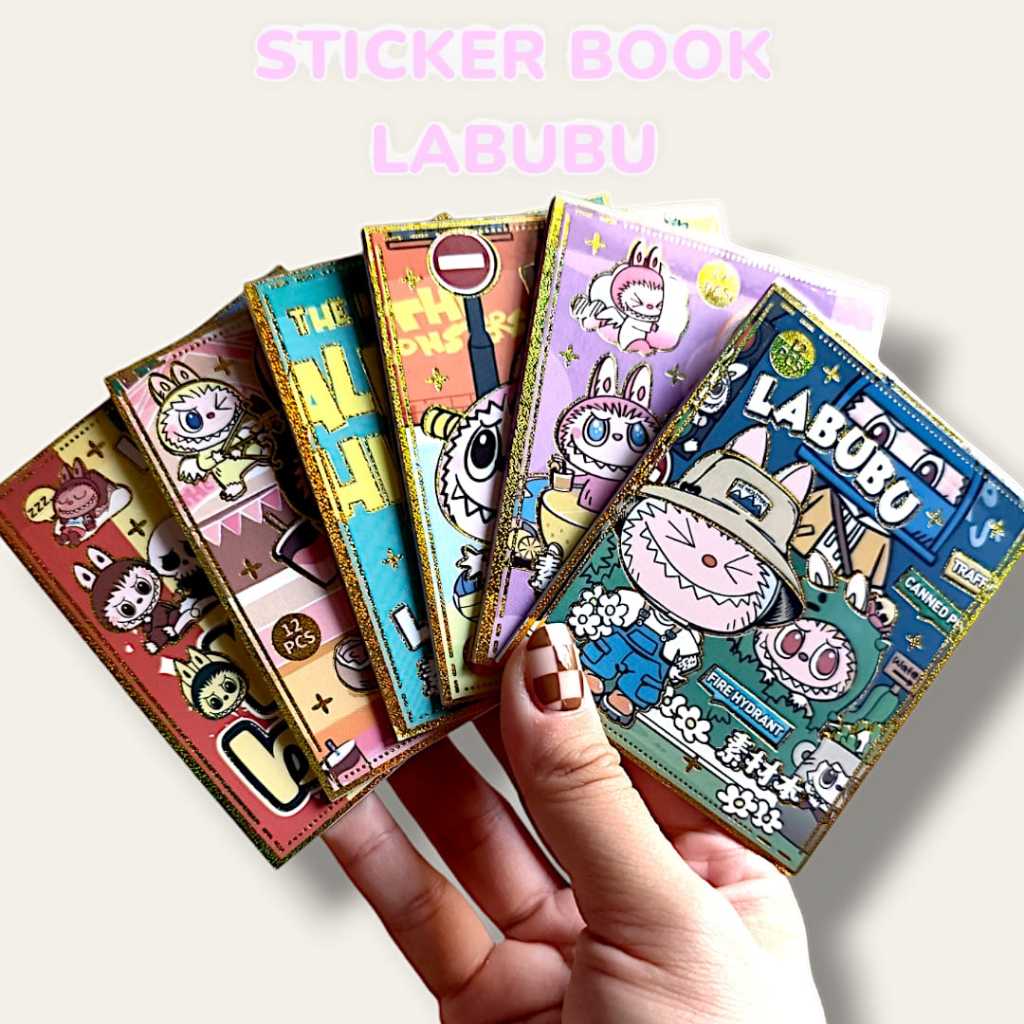 FUNNY STICKER BOOK | BOOK STICKER | LABUBU LABUBU LABUBU | CAPYBARA ...