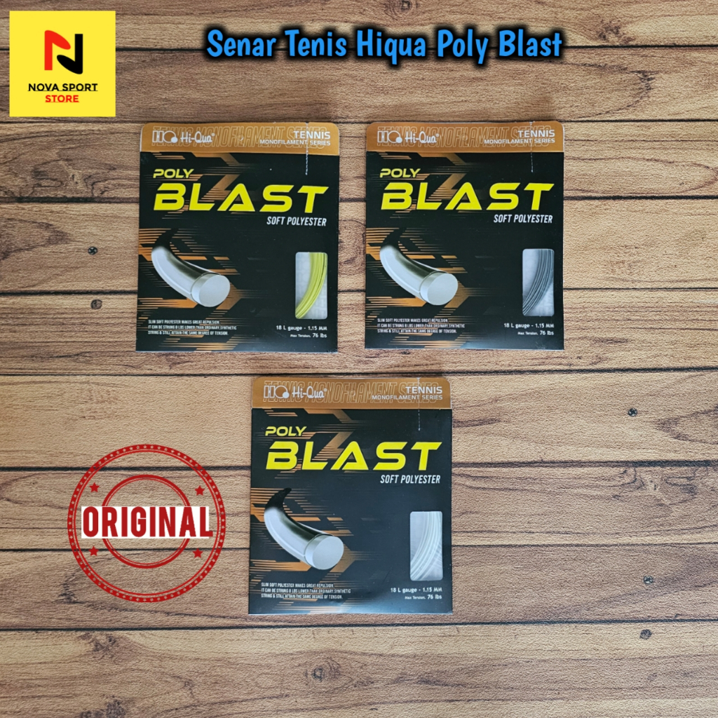 Hiqua Poly Blast Tennis String (1.15mm) | Shopee Philippines