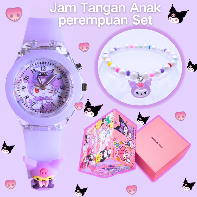 Boys Girls Watches kuromi cute Girl Watches Kindergarten Girls Watches ...
