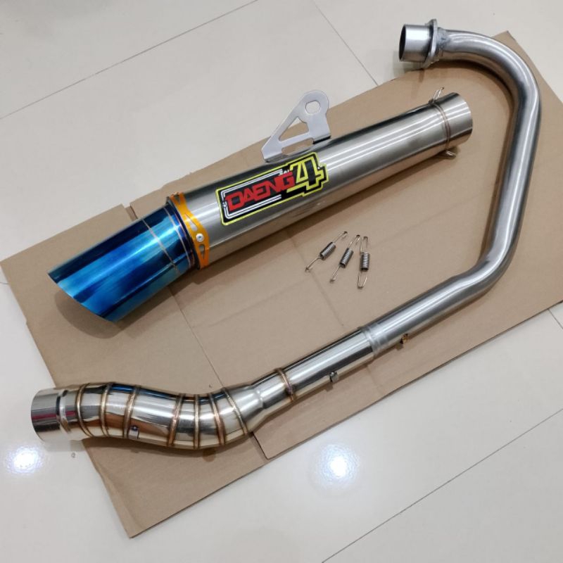 Muffler pipe 51mm Daeng Sai4 for Tmx Rusi tc Skygo Raider150 Snper 135 ...