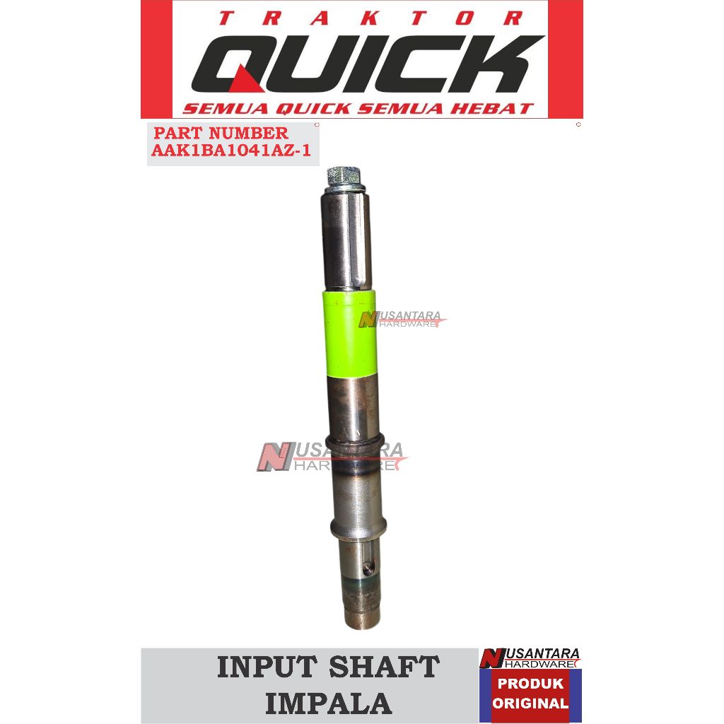 Impala tractor shaft input, impala tractor input axle, impala tractor ...