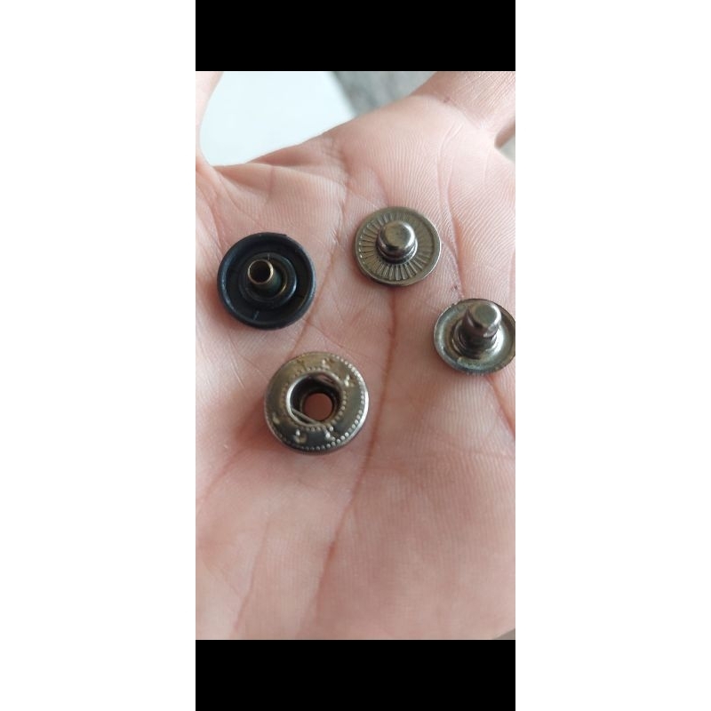 15mm Iron and Plastic Snap Buttons per 12 pcs | Shopee Philippines