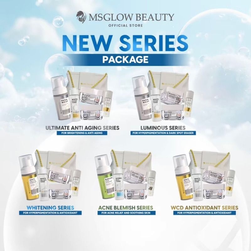 Ms Glow New Series Package facial Package | Shopee Philippines