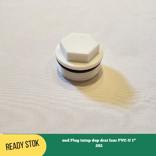 End Cap Dop 1 Inch Male Sock Cap Inner Thread Outer PVC Pipe Plug Water ...