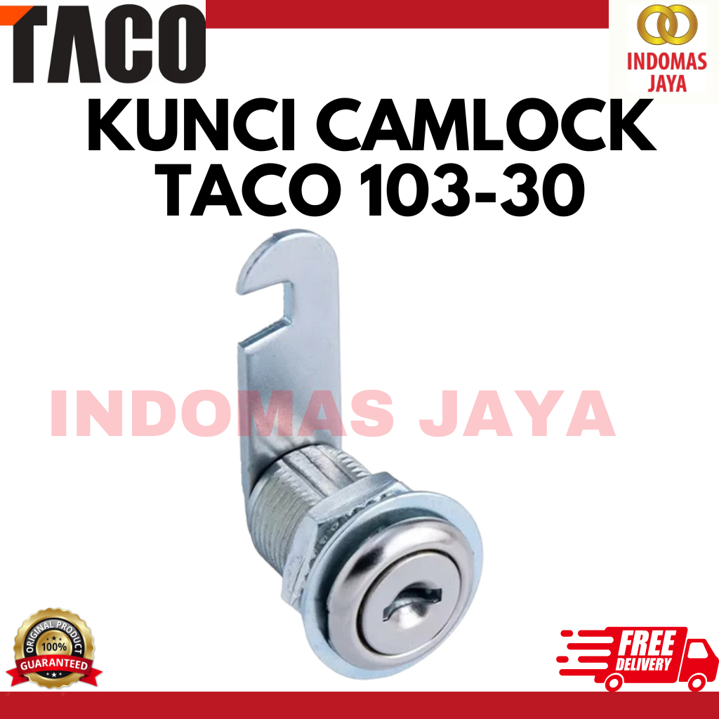 Taco 103-30 Camlock Lock / Locker Lock / Taco TL 103 Drawer Lock - 30MM ...