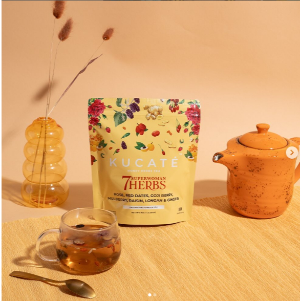 Kucate - Honey Herbs Tea Superwoman - Herbal Tea Drink Contains 10 ...