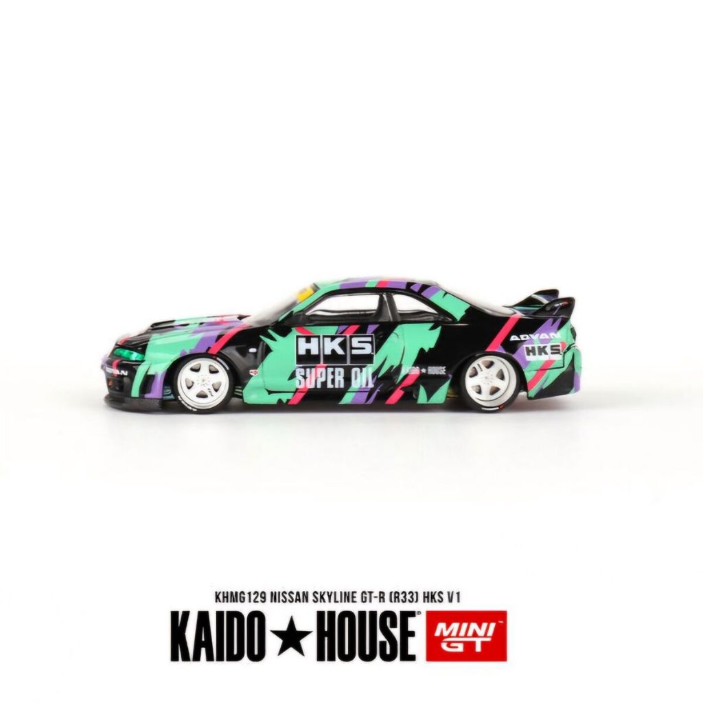 Kaido House MiniGT Nissan Skyline GT-R R33 HKS V1 Sealed - KHMG129 ...