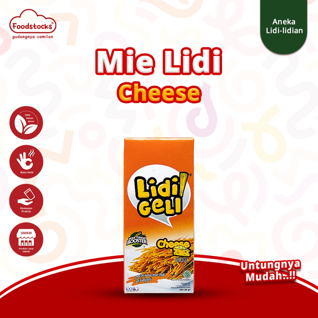 Cheese Flavored Geli Noodle Sticks 90gr Contemporary Snack | Shopee ...