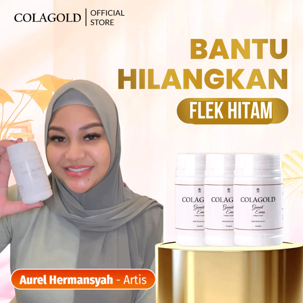 HITAM Colagold CONTENTS 50 Colagold Collagen Capsule Supplement Gold ...